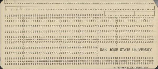 Punched card - CHM Revolution