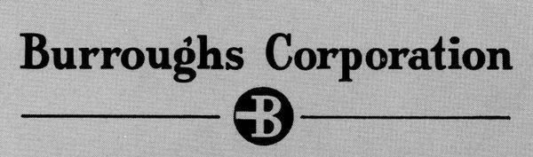 Burroughs Corporation logo - CHM Revolution